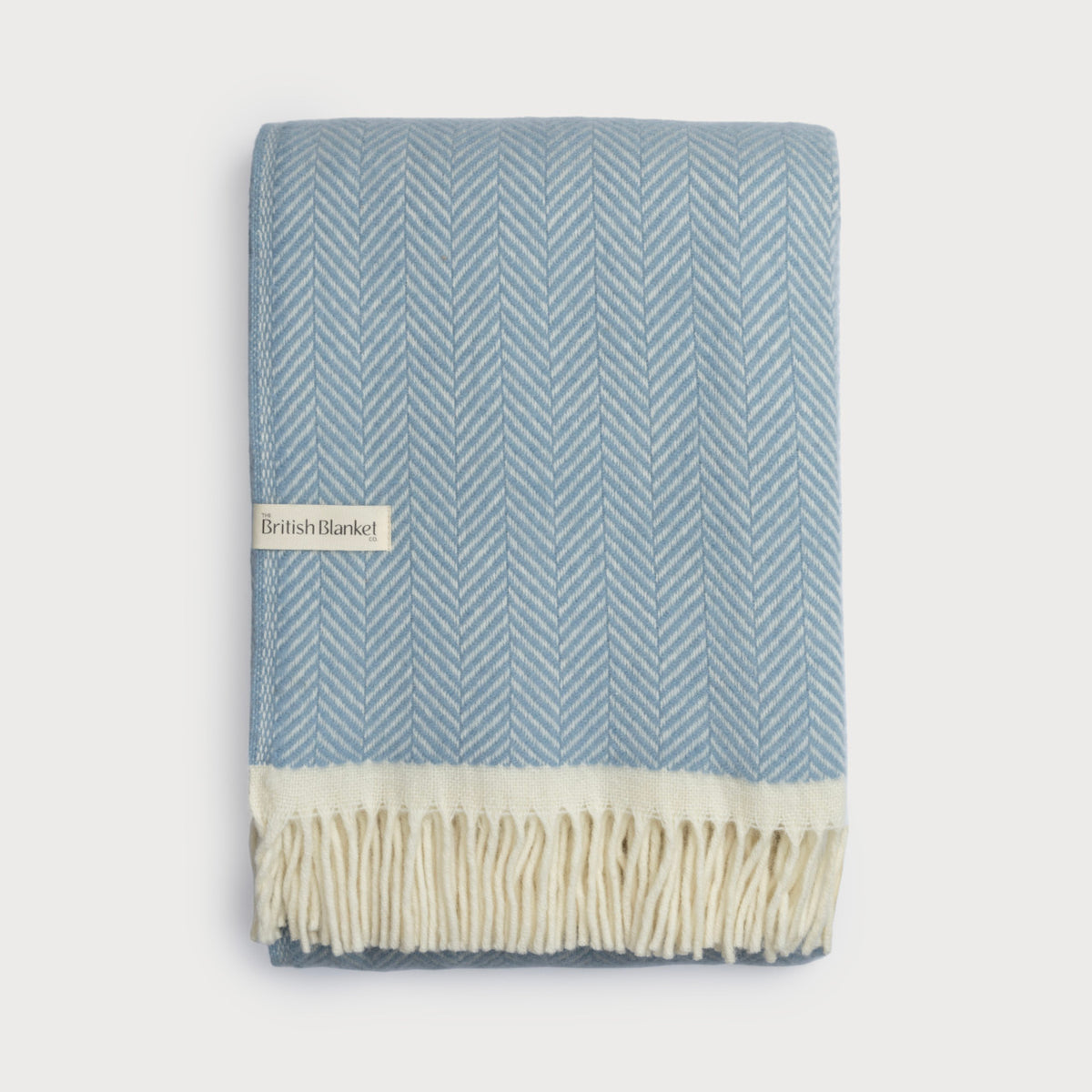 Clifton Herringbone Blanket: Harbourside | The British Blanket Company
