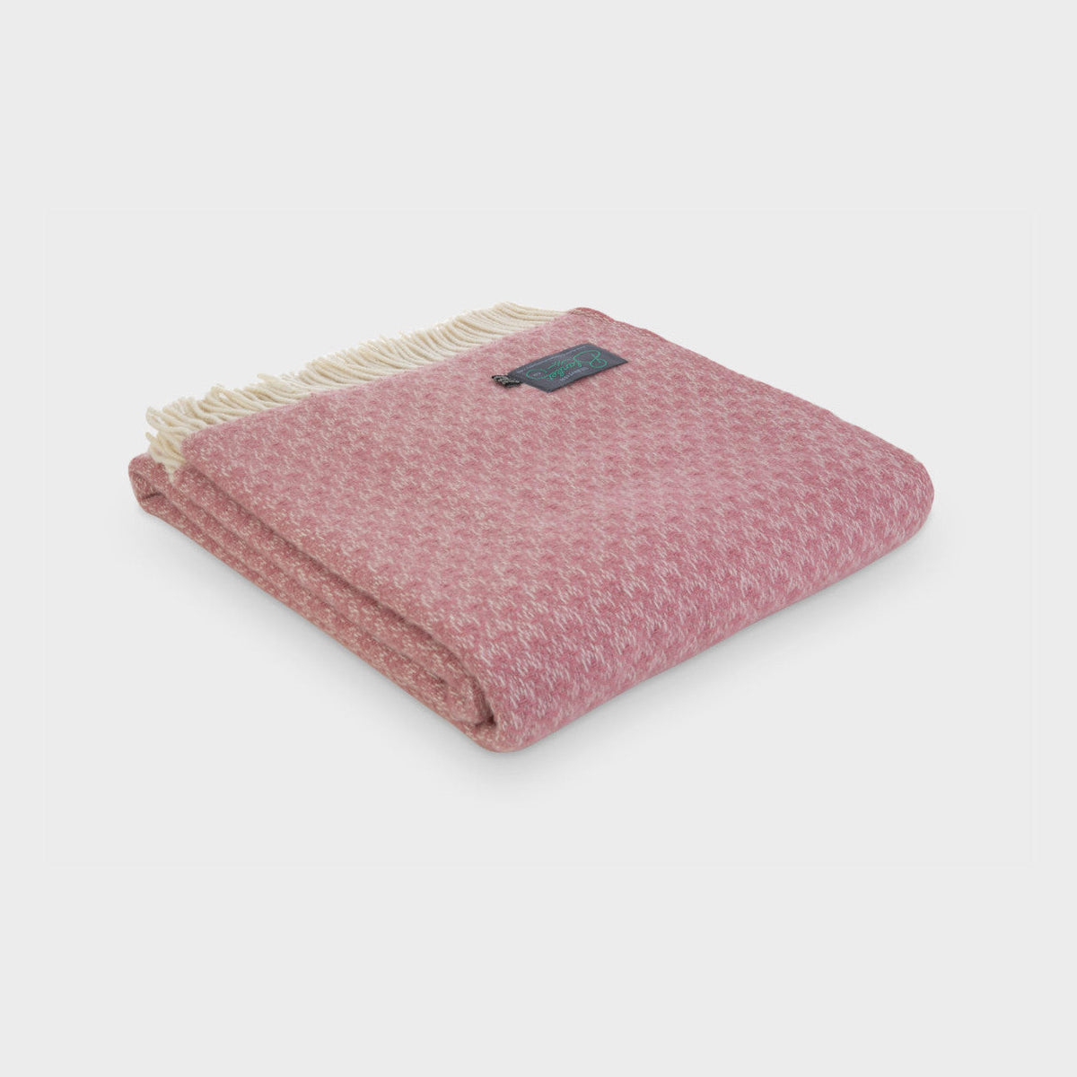 Dusky Pink Crescent Wool Throw – The British Blanket Company