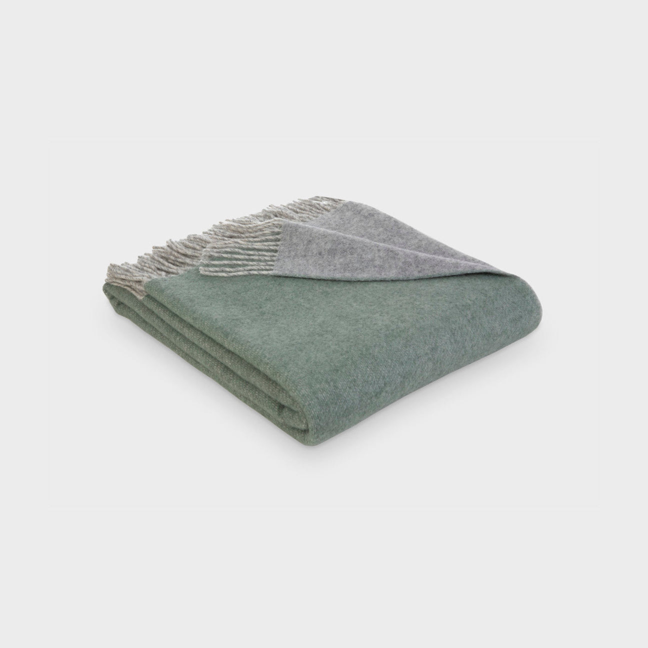 Green Wool Throws and Blankets | The British Blanket Company