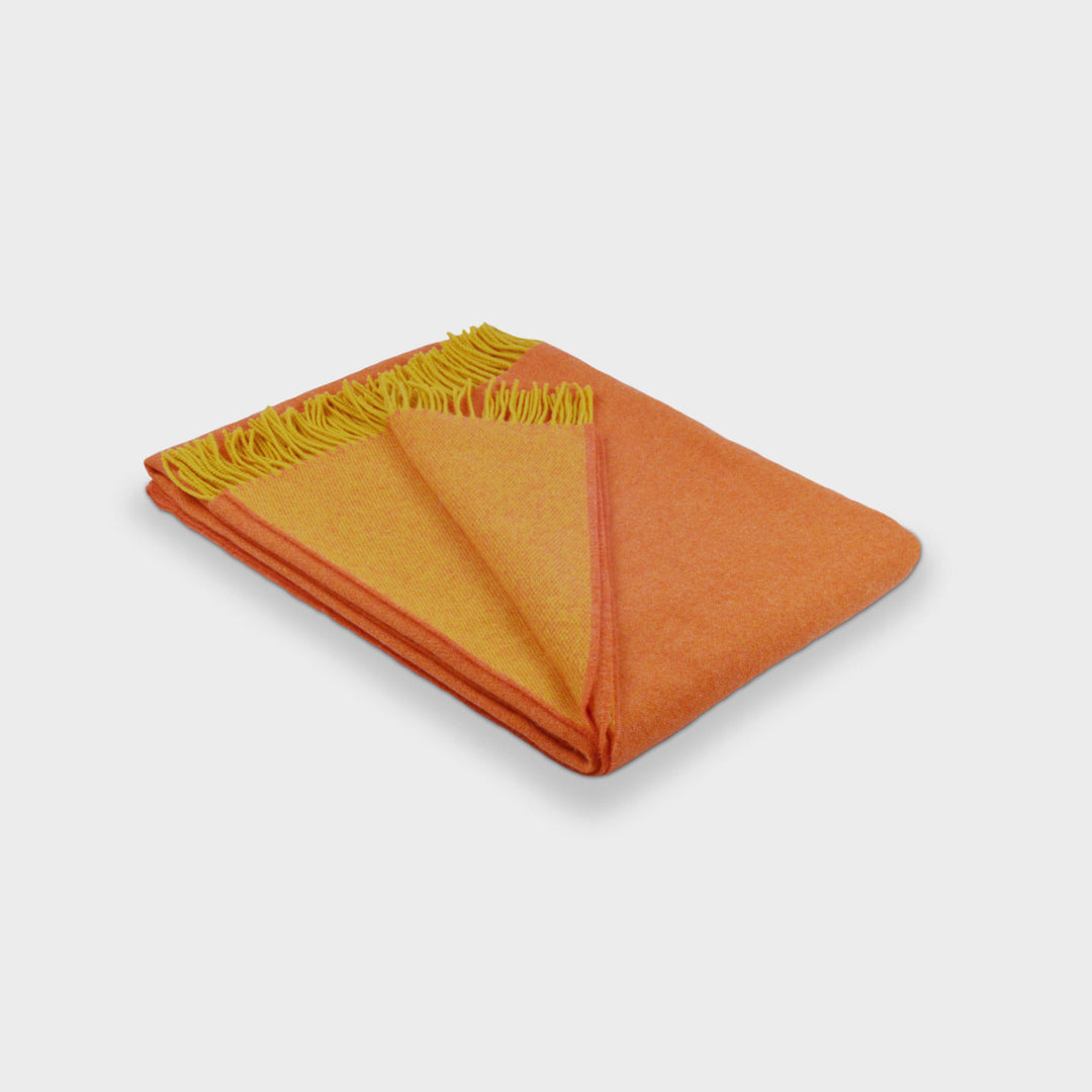 Yellow Wool Throws and Blankets | The British Blanket Company