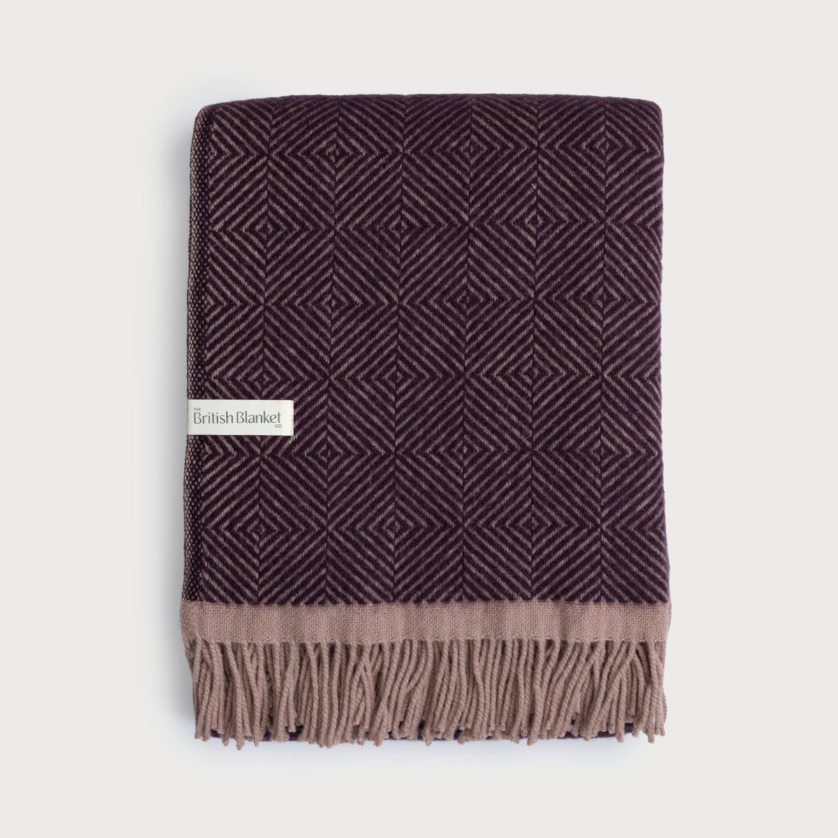 Blackberry & Heather Purple Wildweave Throw – The British Blanket Company