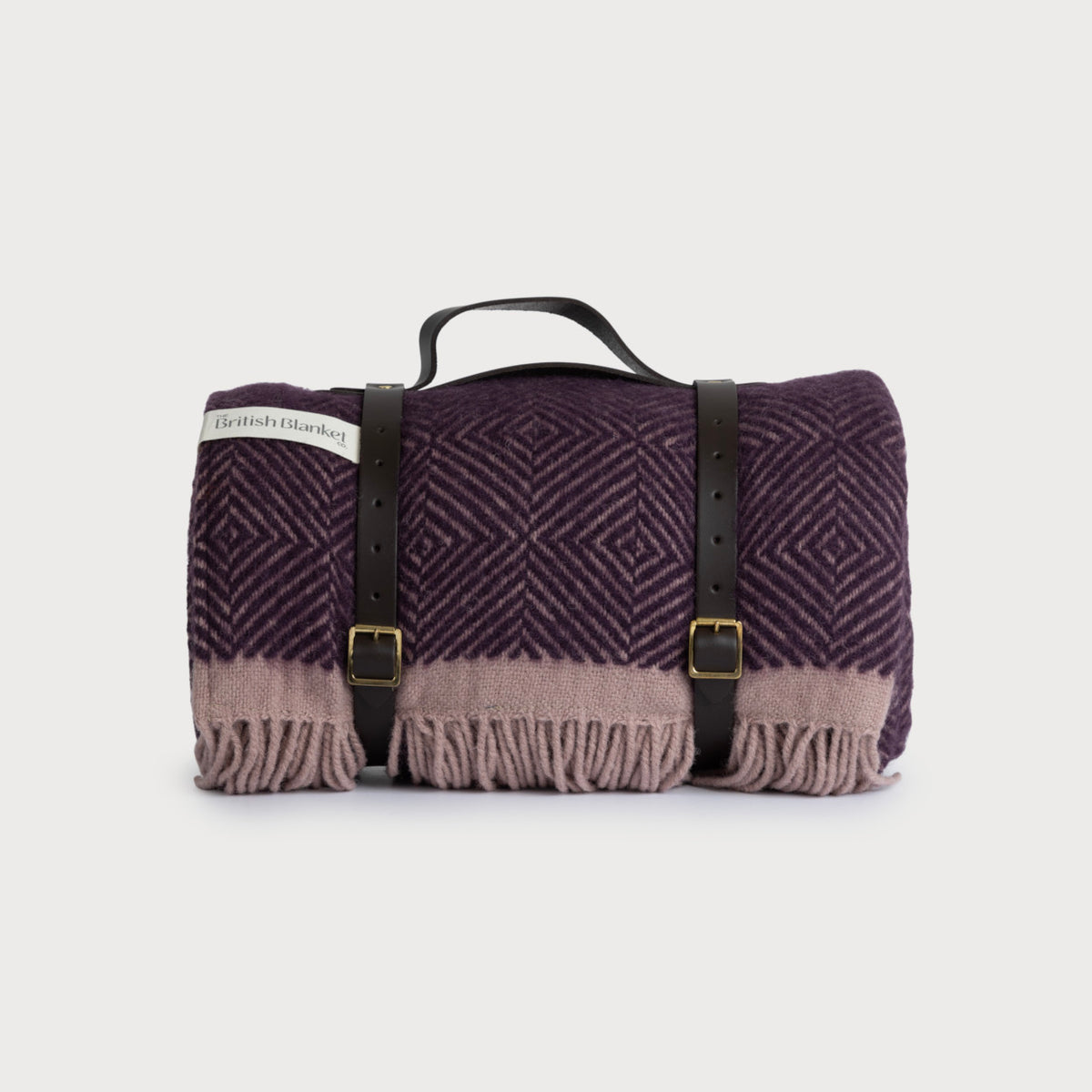 Waterproof Picnic Blanket: Blackberry & Heather | The British Blanket ...