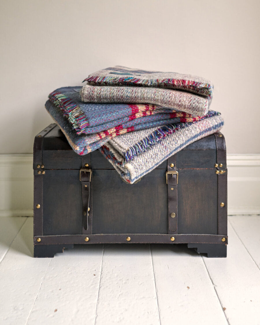 Random Recycled Wool Throw Blanket – The British Blanket Company