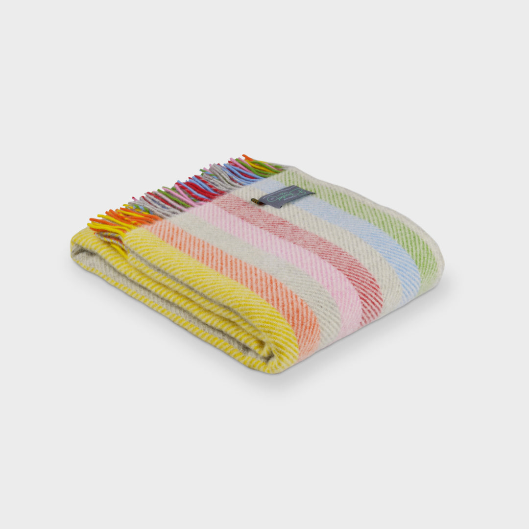 Smoke Blue Merino Herringbone Throw – The British Blanket Company