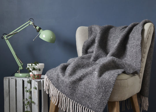 Armchair Small Wool Throws and Blankets | The British Blanket Company