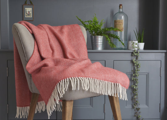 Armchair Small Wool Throws and Blankets | The British Blanket Company