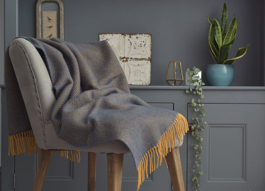 Armchair Small Wool Throws and Blankets | The British Blanket Company