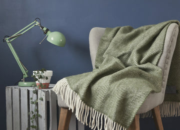 Armchair Small Wool Throws and Blankets | The British Blanket Company